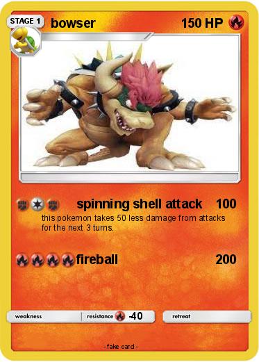 Pokémon bowser 5515 5515 - spinning shell attack - My Pokemon Card