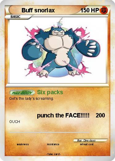 Pokémon Buff snorlax - Six packs - My Pokemon Card