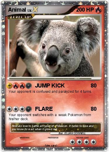 Pokémon Animal 68 68 - JUMP KICK - My Pokemon Card