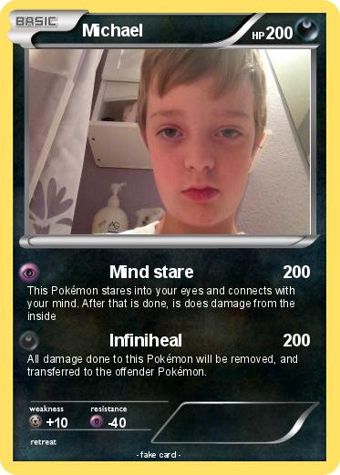 Pokémon Michael 3217 3217 - Mind stare - My Pokemon Card
