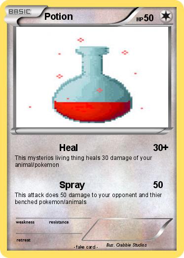 Pokémon Potion 67 67 - Heal - My Pokemon Card