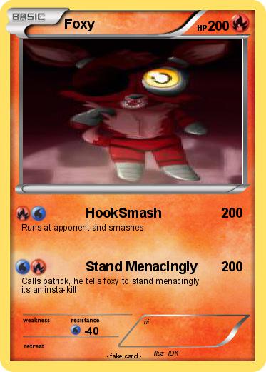 Pokémon Foxy 1470 1470 - HookSmash - My Pokemon Card