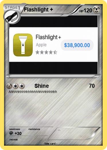 Pokémon Flashlight 5 5 - Shine - My Pokemon Card
