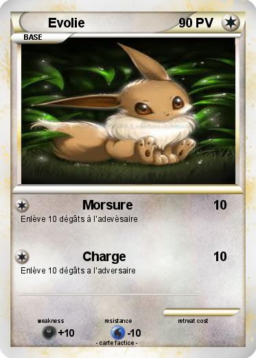 Pokémon Evolie 58 58 - Morsure - Ma carte Pokémon