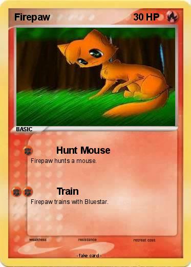 Pokémon Firepaw 59 59 - Hunt Mouse - My Pokemon Card