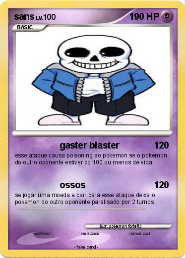 Pokémon sans 667 667 - gaster blaster - My Pokemon Card