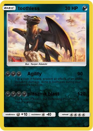 Pokémon toothless 711 711 - Agility - My Pokemon Card
