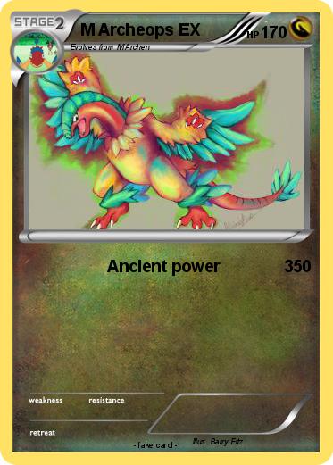 Pokémon M Archeops EX - Ancient power 350 - My Pokemon Card