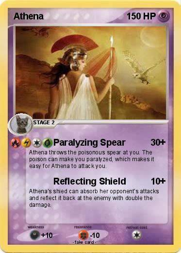 Pokémon Athena 170 170 - Paralyzing Spear - My Pokemon Card