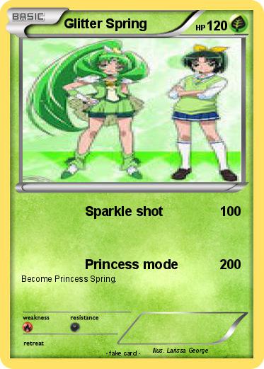Pokémon Glitter Spring 5 5 - Sparkle shot - My Pokemon Card