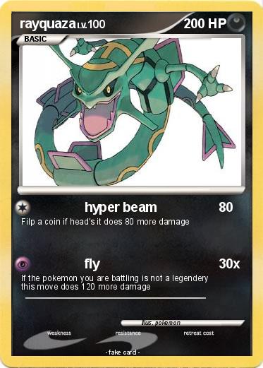 Pokémon rayquaza 1905 1905 - hyper beam - My Pokemon Card
