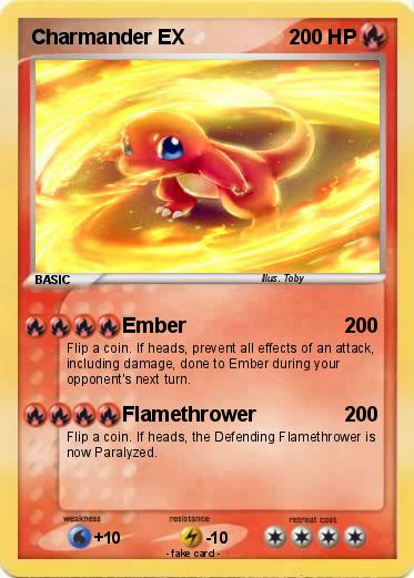 Pokémon Charmander EX 49 49 - Ember - My Pokemon Card
