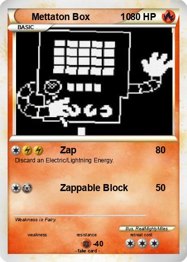 Pokémon Mettaton Box 10 10 - Zap - My Pokemon Card