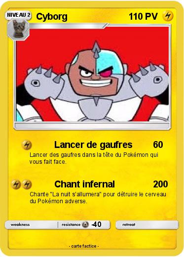 Pokémon Cyborg 365 365 - Lancer de gaufres - Ma carte Pokémon