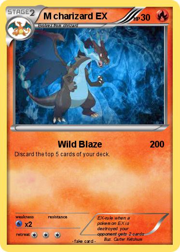 Pokémon M charizard EX 426 426 - Wild Blaze - My Pokemon Card