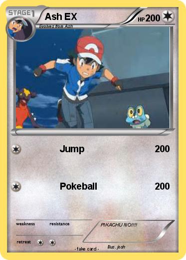 Pokémon Ash EX 8 8 - Jump - My Pokemon Card
