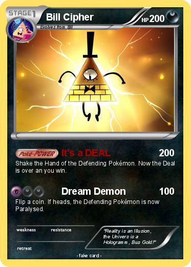 Pokémon Bill Cipher 414 414 - It's a DEAL - My Pokemon Card