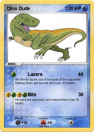 Pokémon Dino Dude - Lazers - My Pokemon Card