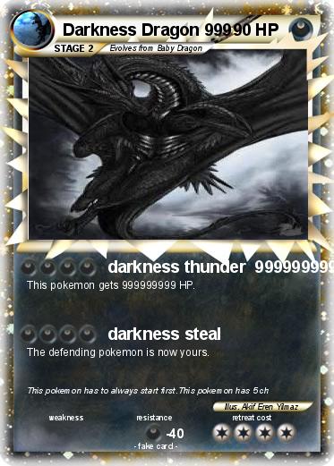 Pokémon Darkness Dragon 999 999 - darkness thunder 999999999 - My ...