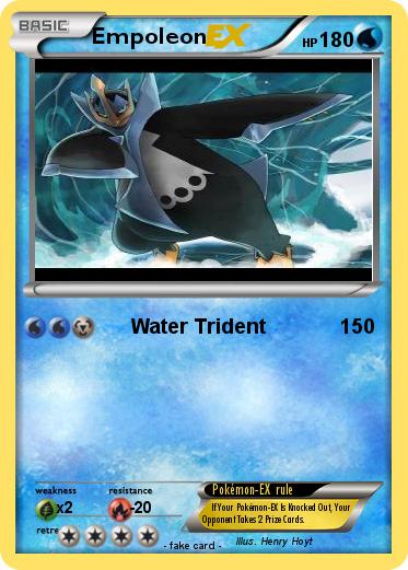 Pokémon Empoleon 966 966 - Water Trident - My Pokemon Card