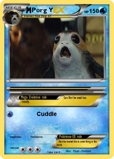 Pokémon Porg Y - Cuddle - My Pokemon Card