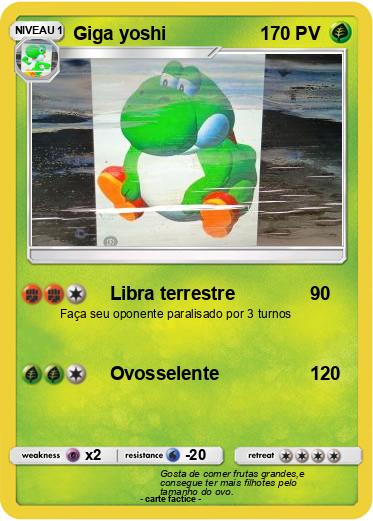Pokémon Giga yoshi 6 6 - Libra terrestre - Ma carte Pokémon