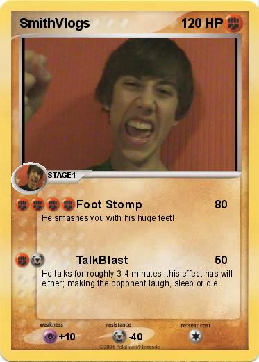 Pokémon SmithVlogs - Foot Stomp - My Pokemon Card