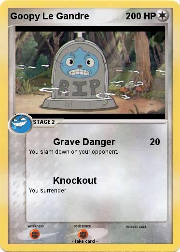 Pokémon Goopy Le Gandre 2 2 - Grave Danger - My Pokemon Card