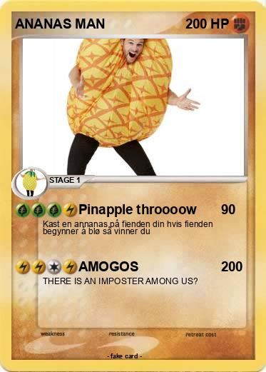 Pokémon ANANAS MAN - Pinapple throooow - My Pokemon Card
