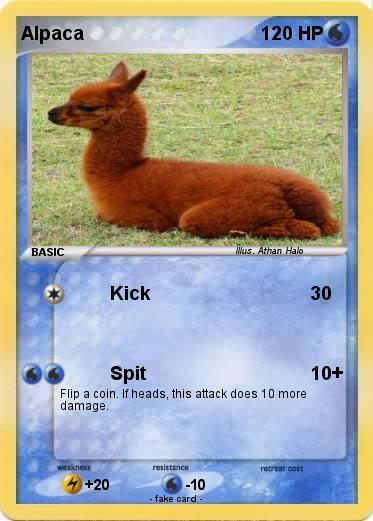 Pokémon Alpaca 36 36 - Kick - My Pokemon Card