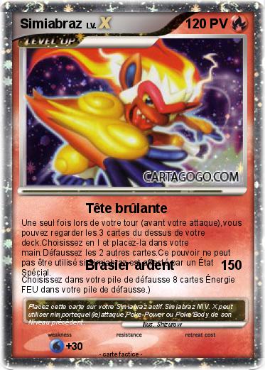 Pokémon Simiabraz 710 710 - Tête brûlante - Ma carte Pokémon