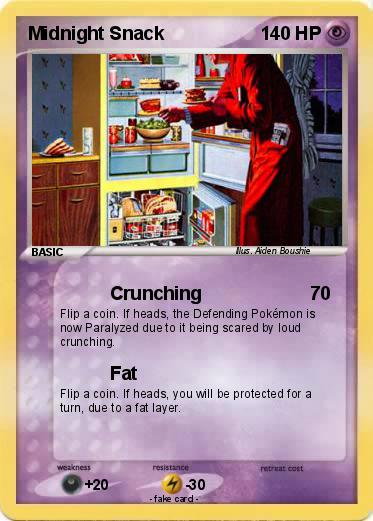 Pokémon Midnight Snack - Crunching - My Pokemon Card