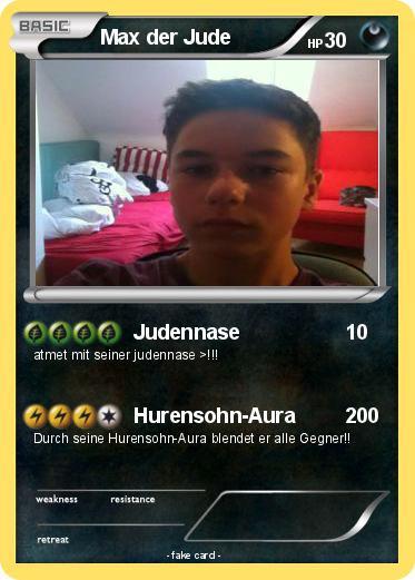 Pokémon Max der Jude - Judennase - My Pokemon Card