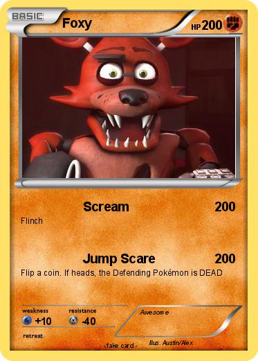Pokémon Foxy 1567 1567 - Scream - My Pokemon Card