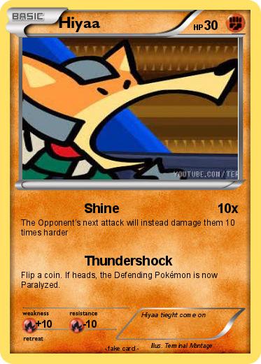 Pokémon Hiyaa 2 2 - Shine - My Pokemon Card