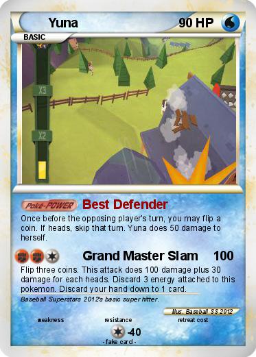 Pokémon Yuna 58 58 - Best Defender - My Pokemon Card