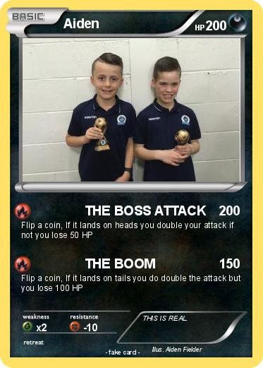 Pokémon Aiden 395 395 - THE BOSS ATTACK - My Pokemon Card