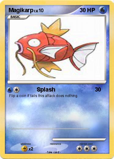 Pokémon Magikarp 1461 1461 - Splash - My Pokemon Card