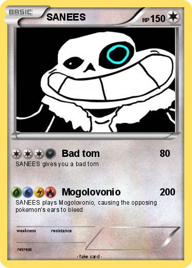 Pokémon SANEES - Bad tom - My Pokemon Card