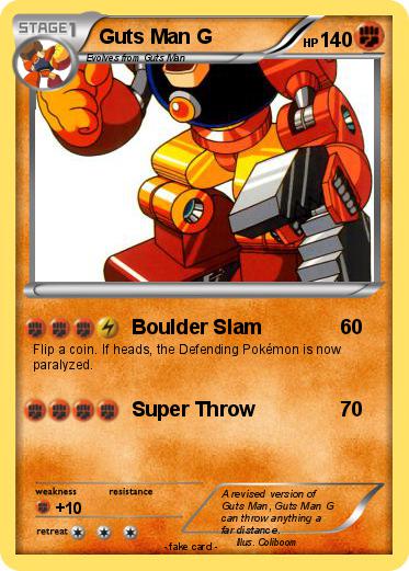 Pokémon Guts Man G 1 1 - Boulder Slam - My Pokemon Card