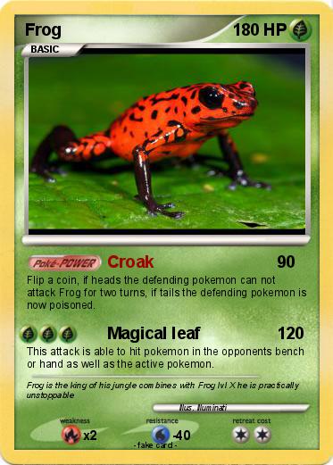 Pokémon Frog 225 225 - Croak - My Pokemon Card