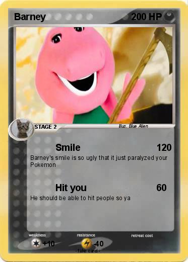 Pokémon Barney 600 600 - Smile - My Pokemon Card