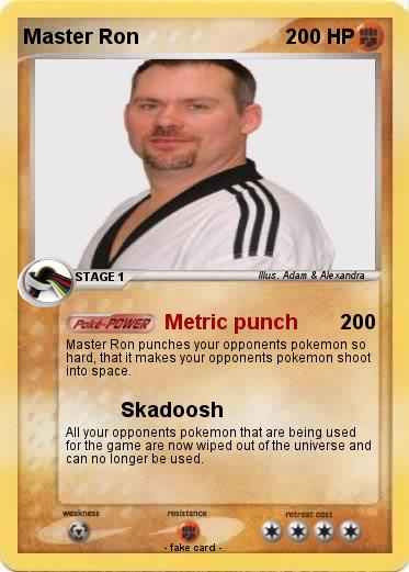 Pokémon Master Ron - Metric punch 0 - My Pokemon Card