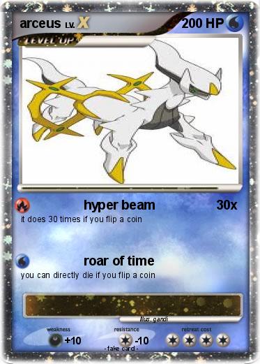 Pokémon arceus 4659 4659 - hyper beam - My Pokemon Card