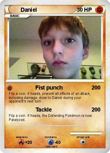 Pokémon Daniel 791 791 - Fist punch - My Pokemon Card