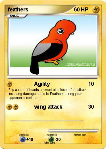 Pokémon feathers 7 7 - Agility - My Pokemon Card