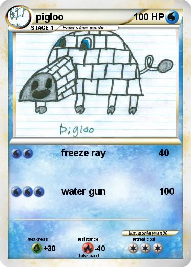 Pokémon pigloo 2 2 - freeze ray - My Pokemon Card