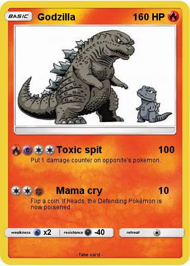 Pokémon Godzilla 2997 2997 - Toxic spit - My Pokemon Card