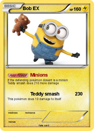 Pokémon Bob EX 22 22 - Minions - My Pokemon Card