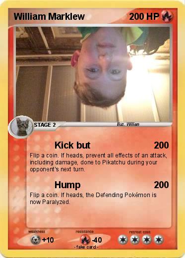 Pokémon William Marklew - Kick but - My Pokemon Card